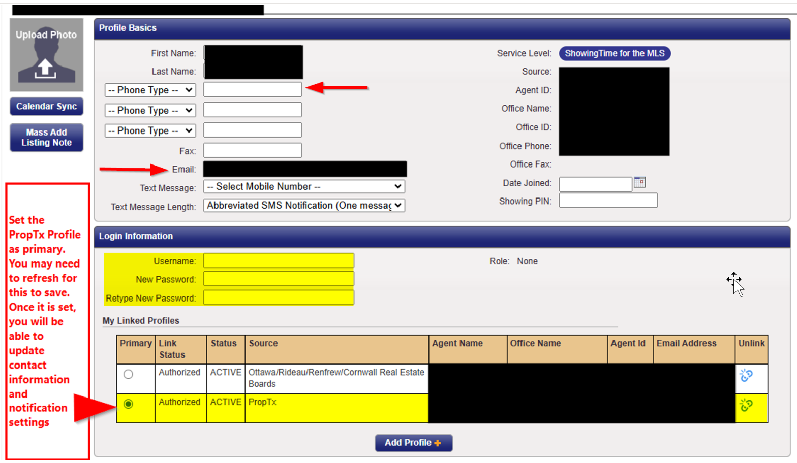 OREB Members Dashboard